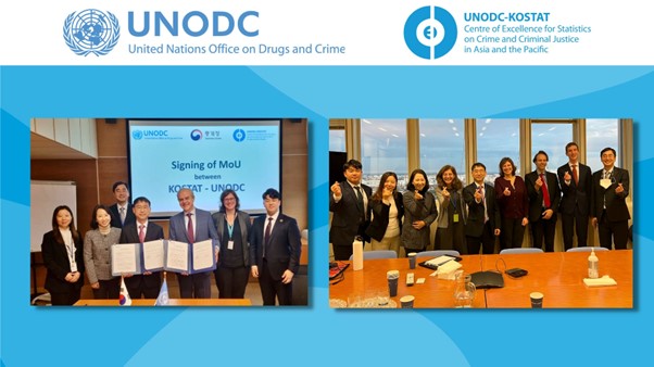 UNODC and KOSTAT agree to further their collaboration for the work of CoE